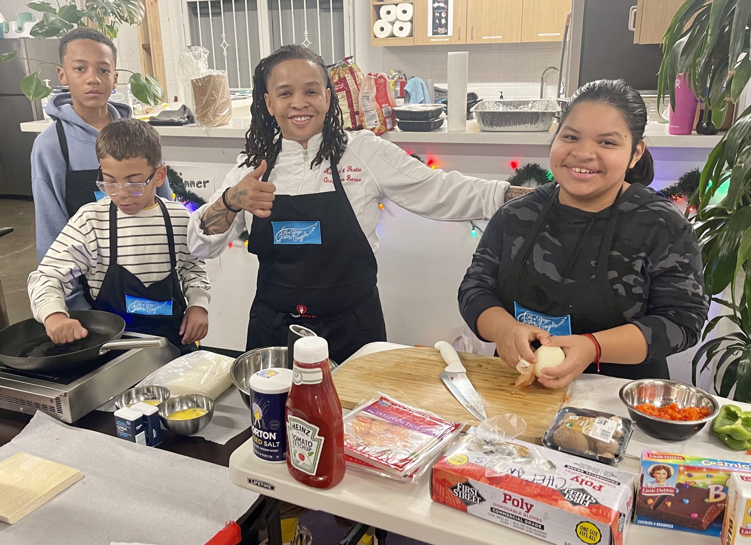 All the way from Phillie, cheesesteak egg rolls… - Chef Angels